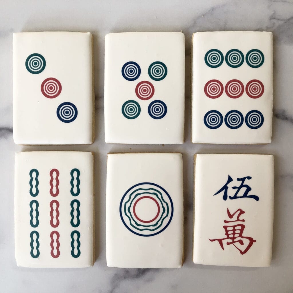 Playful Mah Jongg Sugar Cookies | Geneva Baking Company