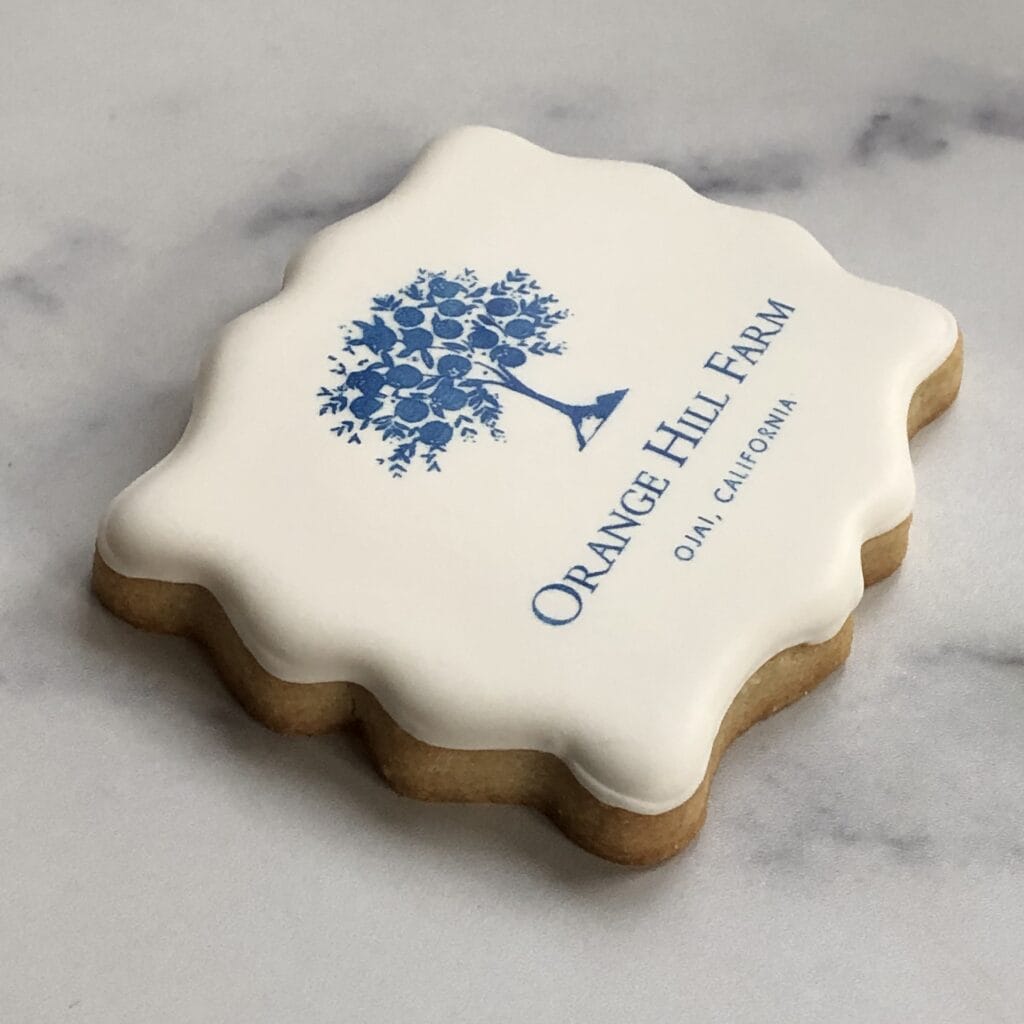 Custom Logo Cookies ~ Plaque Shape Sugar Cookies | Geneva Baking Company
