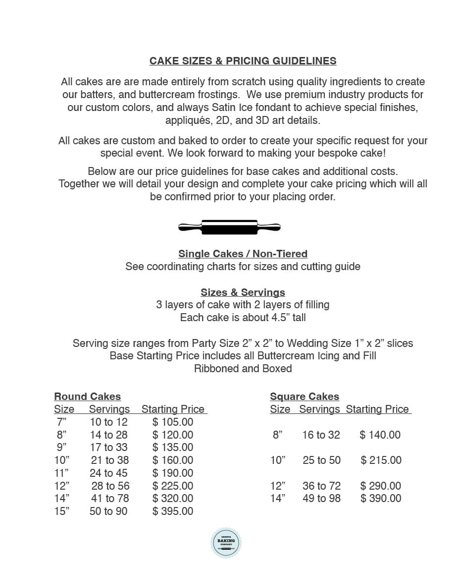 Custom Cakes | Geneva Baking Company